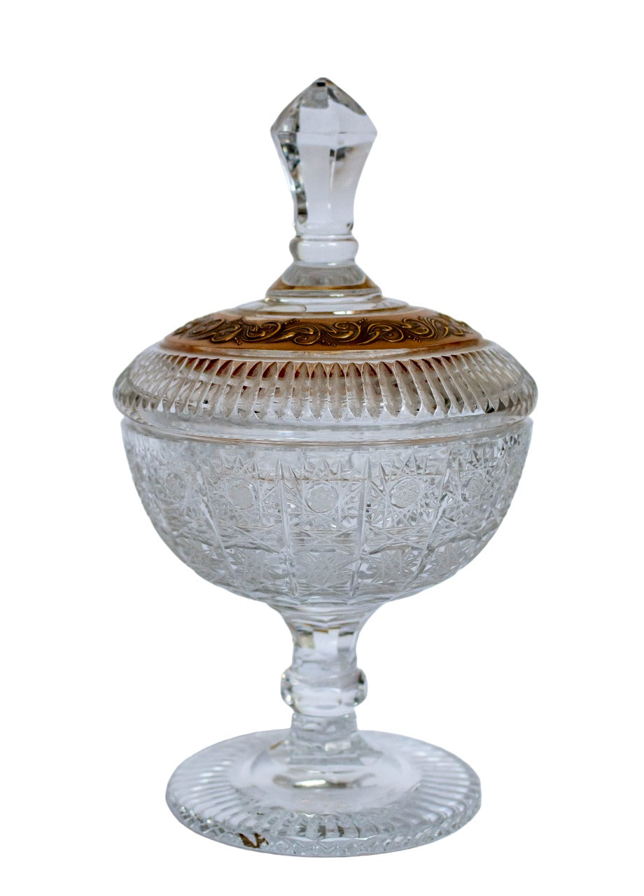 Glass coupe with gold | One Stop Design Shop by NZ